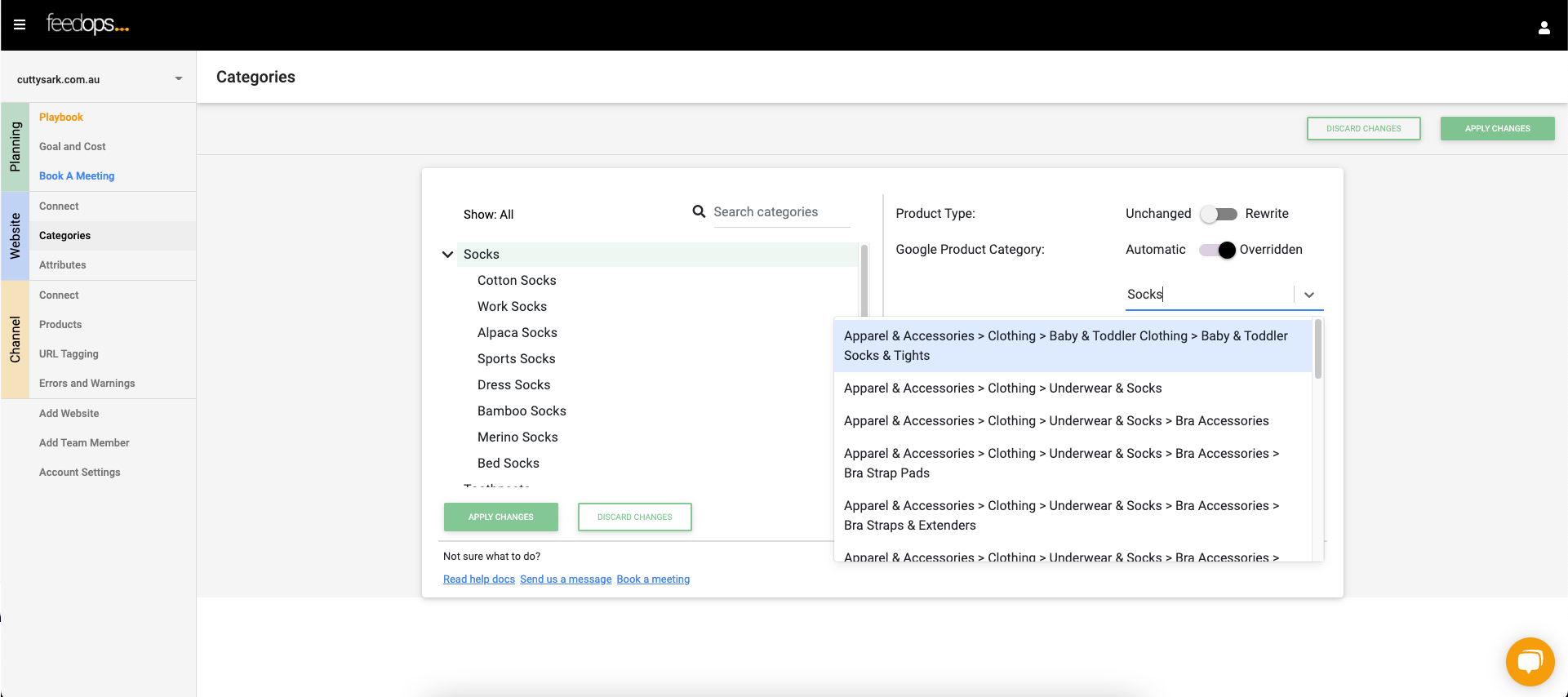 New Feature: Google Product Category Optimizations - FeedOps