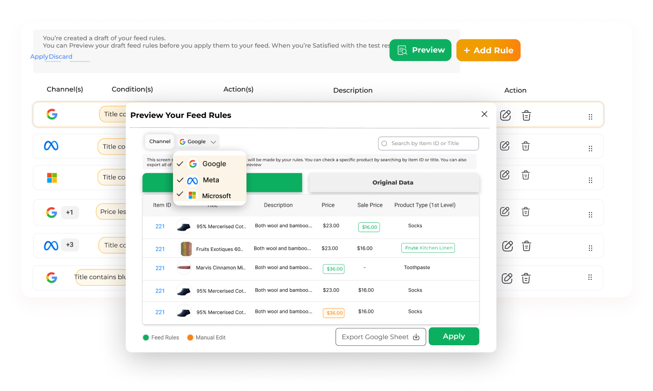 Product Feed Optimization Software - Retailers & Agencies